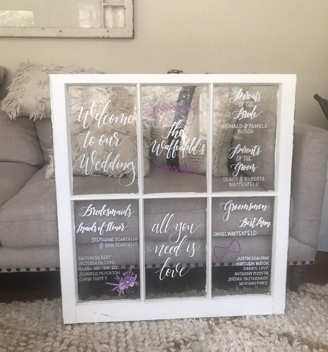 Custom Window Pane – thelocallinenj